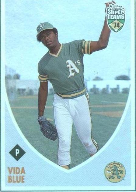 2002 Topps Super Teams - Vida Blue #126 Retrofractor /1974 for sale ...
