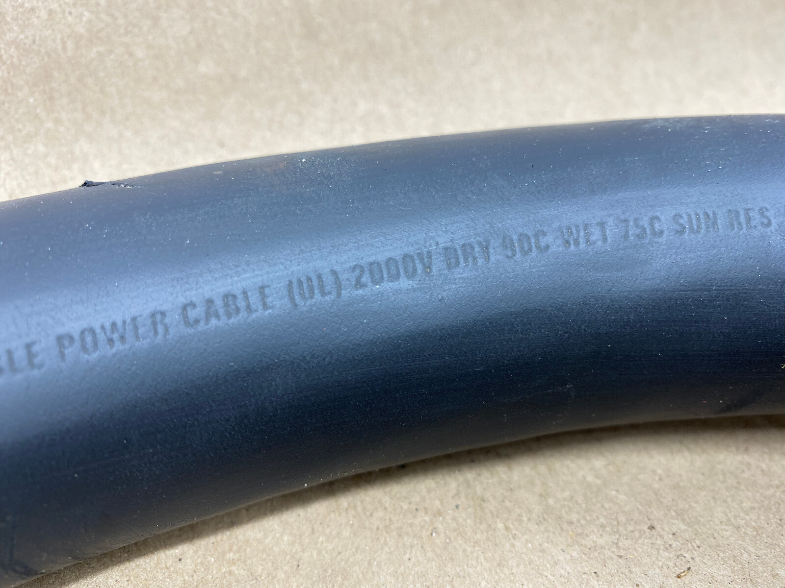 Carol Super VU-TRON 3/C #4/0 AWG Type G-GC Portable Power Cable 11’ 3 ...