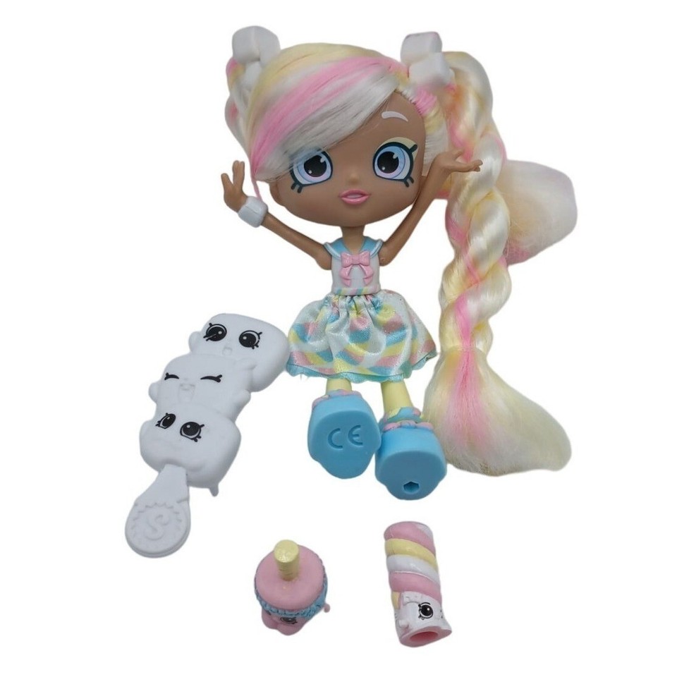 Shopkins Shoppies Doll Lot Gemma Stone Popette Bridie Marsha Mello ...