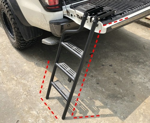 Ladder Fits For Tacoma 2024 2025 Pickup Truck Tailgate Ladder Foot Step ...