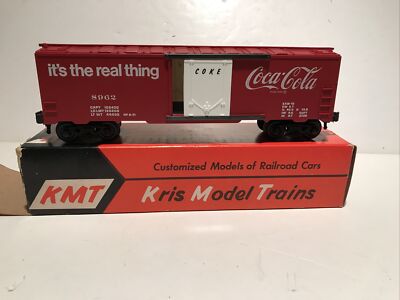 KMT/Kris Model Trains 8962 Coca Cola COKE Box Car BRAND NEW Red White ...