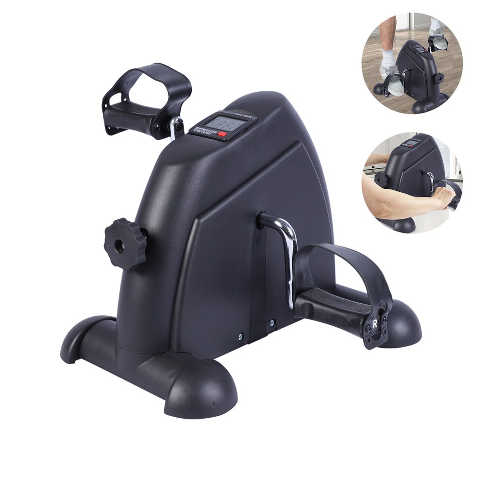 Portable Mini Cycle Bike Foot Pedal Exercise Machine Arm Leg Recovery ...
