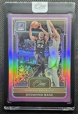 2022-23 Panini One and One Desmond Bane #89 Purple 20/25 SSP Grizzles ...