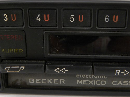 1981-1985 Mercedes-Benz 380SEL 500SEL W126 Becker 614 Mexico Cassette ...