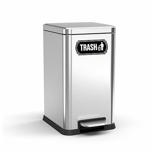 Recycle and Trash Magnets for Kitchen Cans and Recycling Bins, Green ...