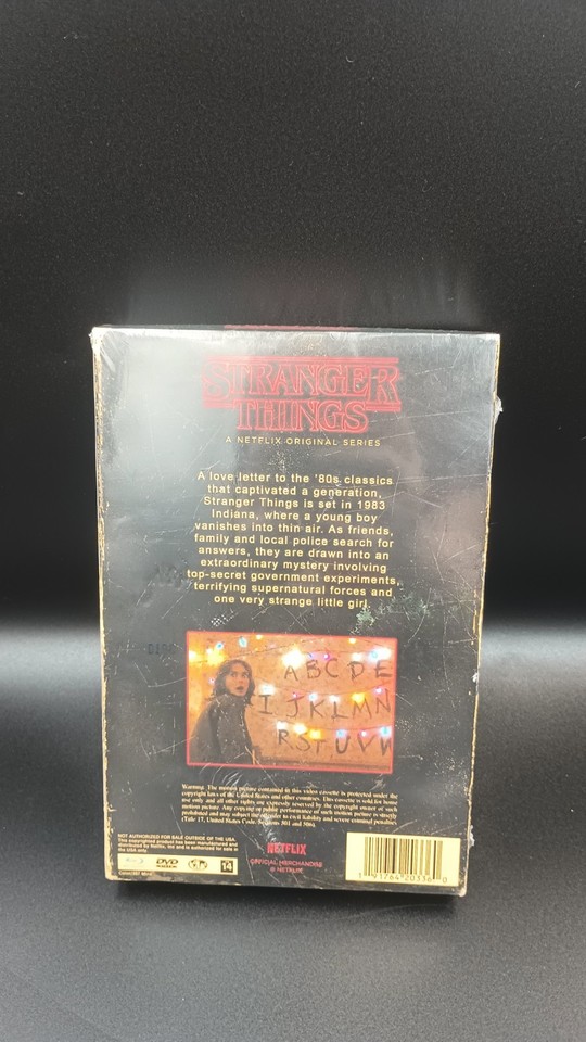 STRANGER THINGS SEASON 1 COLLECTOR'S EDITION BLU-RAY DVD DISC BOX SET ...