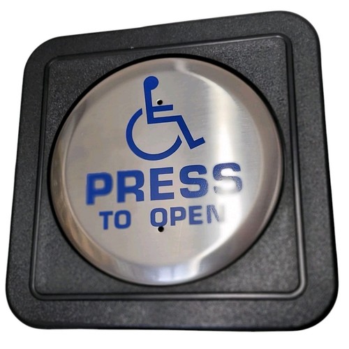 Assa Abloy #692 433 Mhz Handicap Door Access Switch 6" Square Control ...