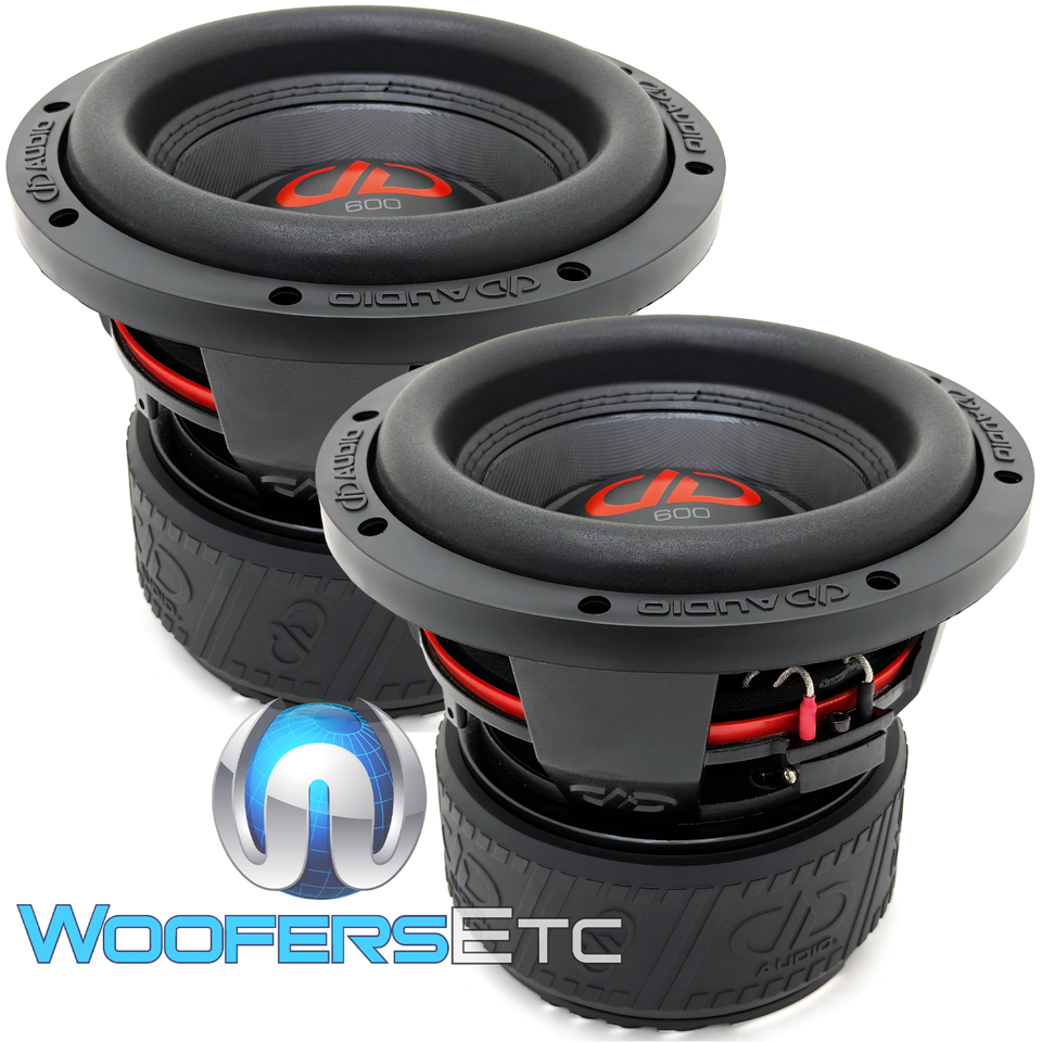 2 DD AUDIO 608F-D2 8" 3000W DUAL 2-OHM SUPER TUNED SUBWOOFERS BASS ...