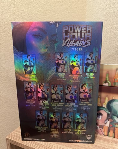 SHIKARII FOIL POWER HOUR #3 VILLAINS FULL CHASE EVIL QUEEN SPECIAL CVR ...