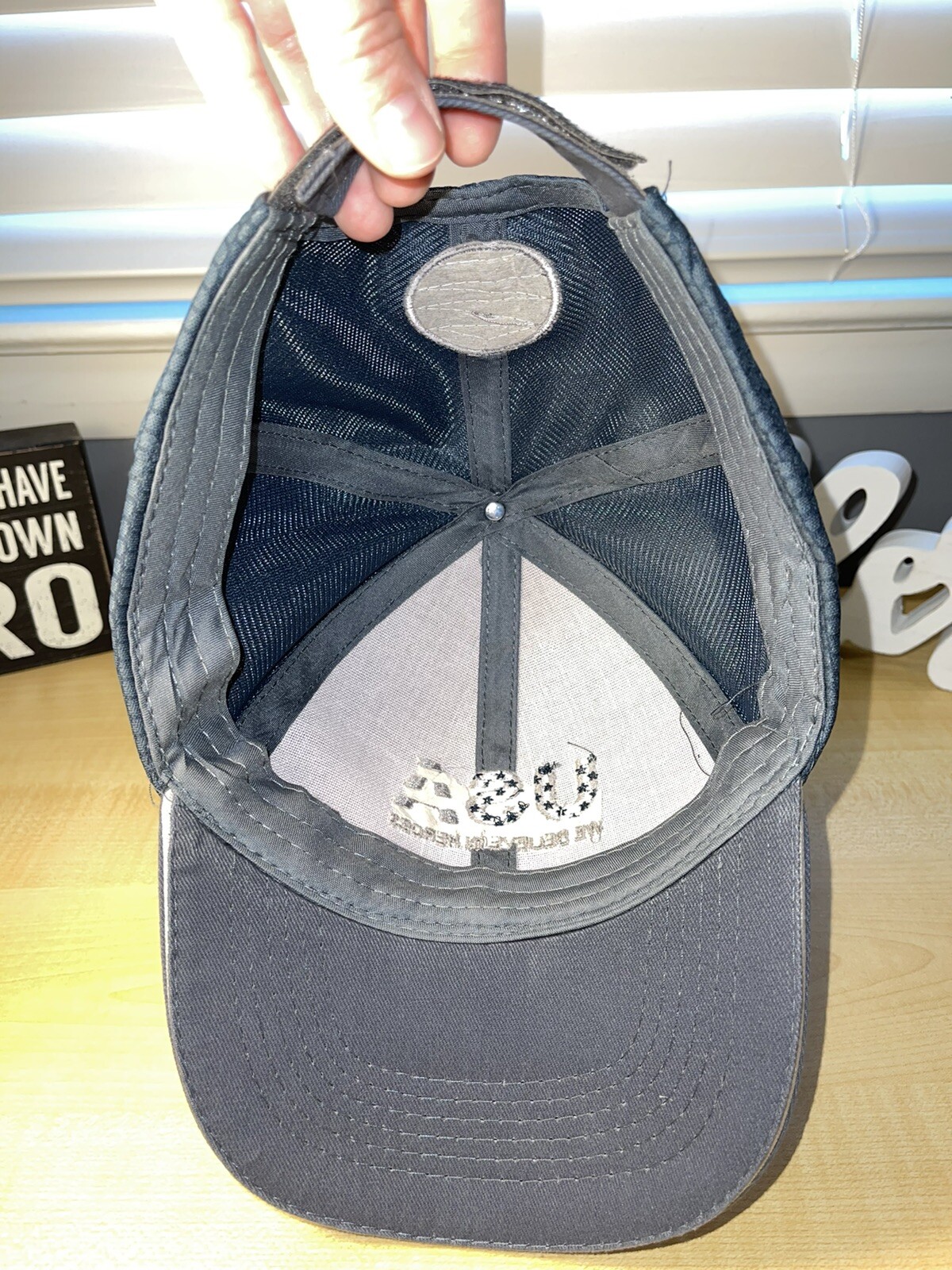 NAPA USA We Believe In Heroes Gray Mesh Baseball Cap Hat Adjustable ...