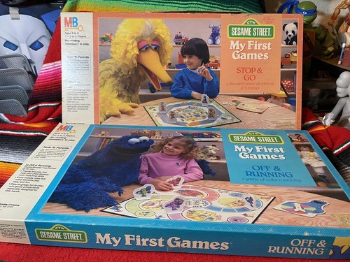 Sesame Street My First Games Lot Vintage 1986 Complete*Pls Read Desc | eBay