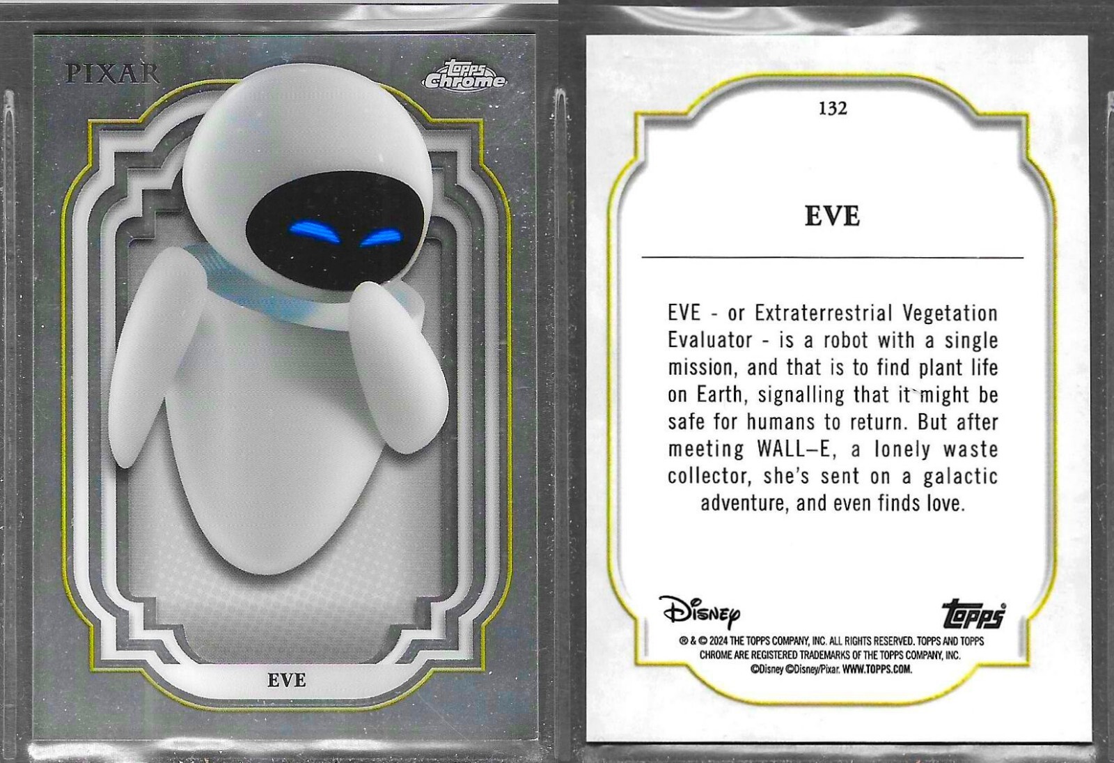 E 2024 Topps Chrome Disney #132 Red & Black Refractor /28 Price Guide ...