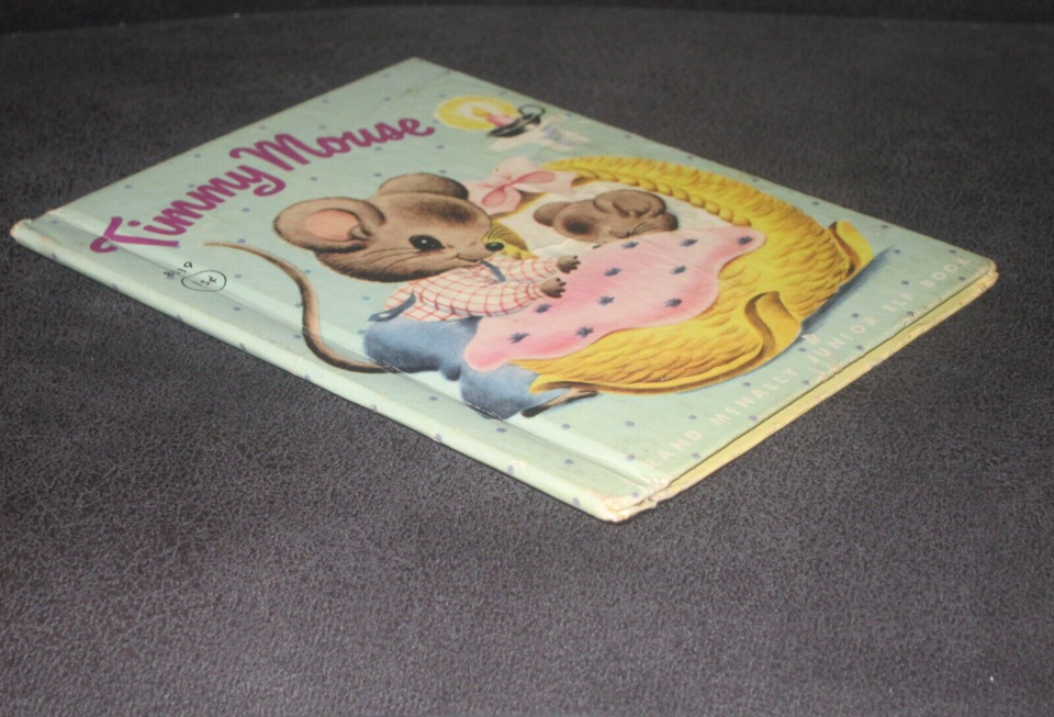 TIMMY MOUSE Vintage 1961 Childrens Rand McNally Jr Junior Elf Book 15 ...