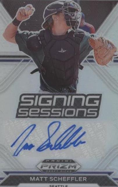 2021 Panini Prizm Draft Picks - Signing Sessions Matt Scheffler #SS-MS ...