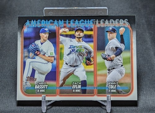 Chris Bassitt/Zach Eflin/Gerrit Cole 2024 Topps Series 1 Baseball Card ...