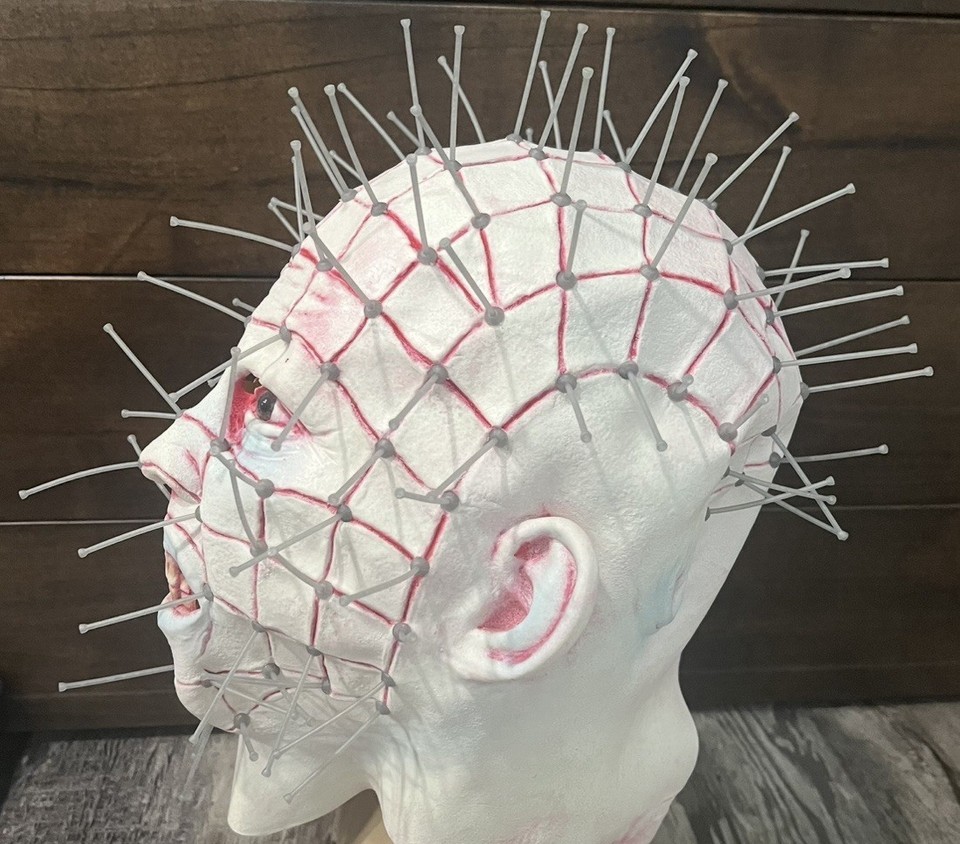 NWOT New Hellraiser Pinhead Ghost Scary Latex Halloween Horror Cosplay ...