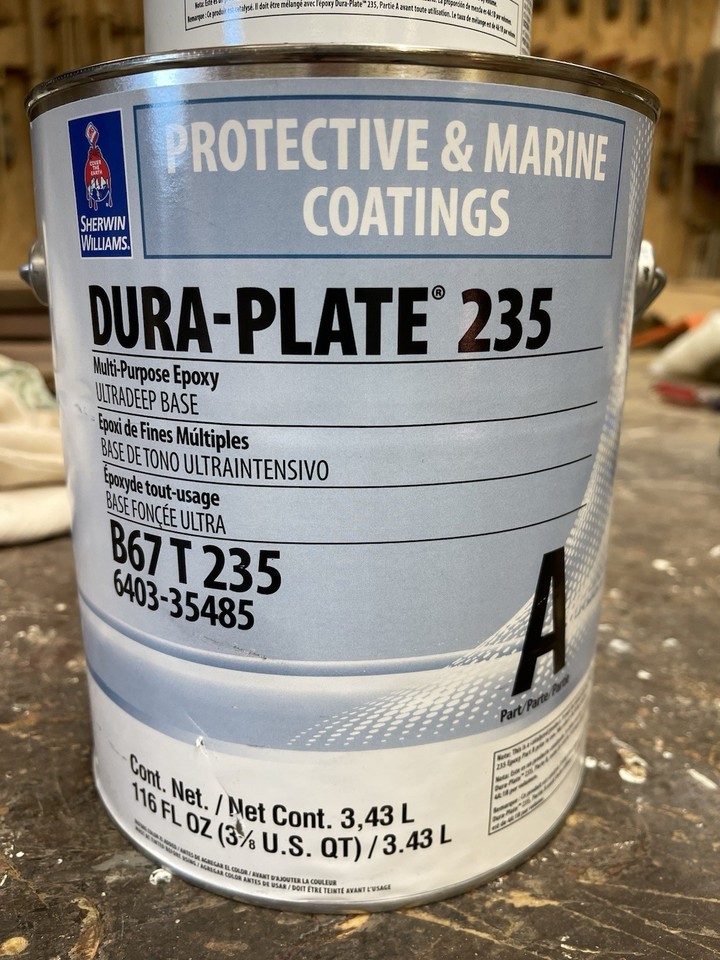 Sherwin Williams Dura-Plate 235 Multi-Purpose Epoxy Kit/ 6943 Intense ...
