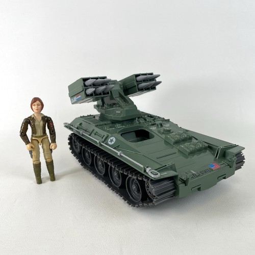 Wolverine Tank with Cover Girl Driver Vehicle v1 1983 100% Complete GI ...