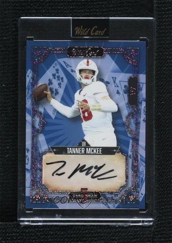 2023 5 Card Draw Classic Sparkles Foil - Blue /2 Tanner McKee Rookie ...