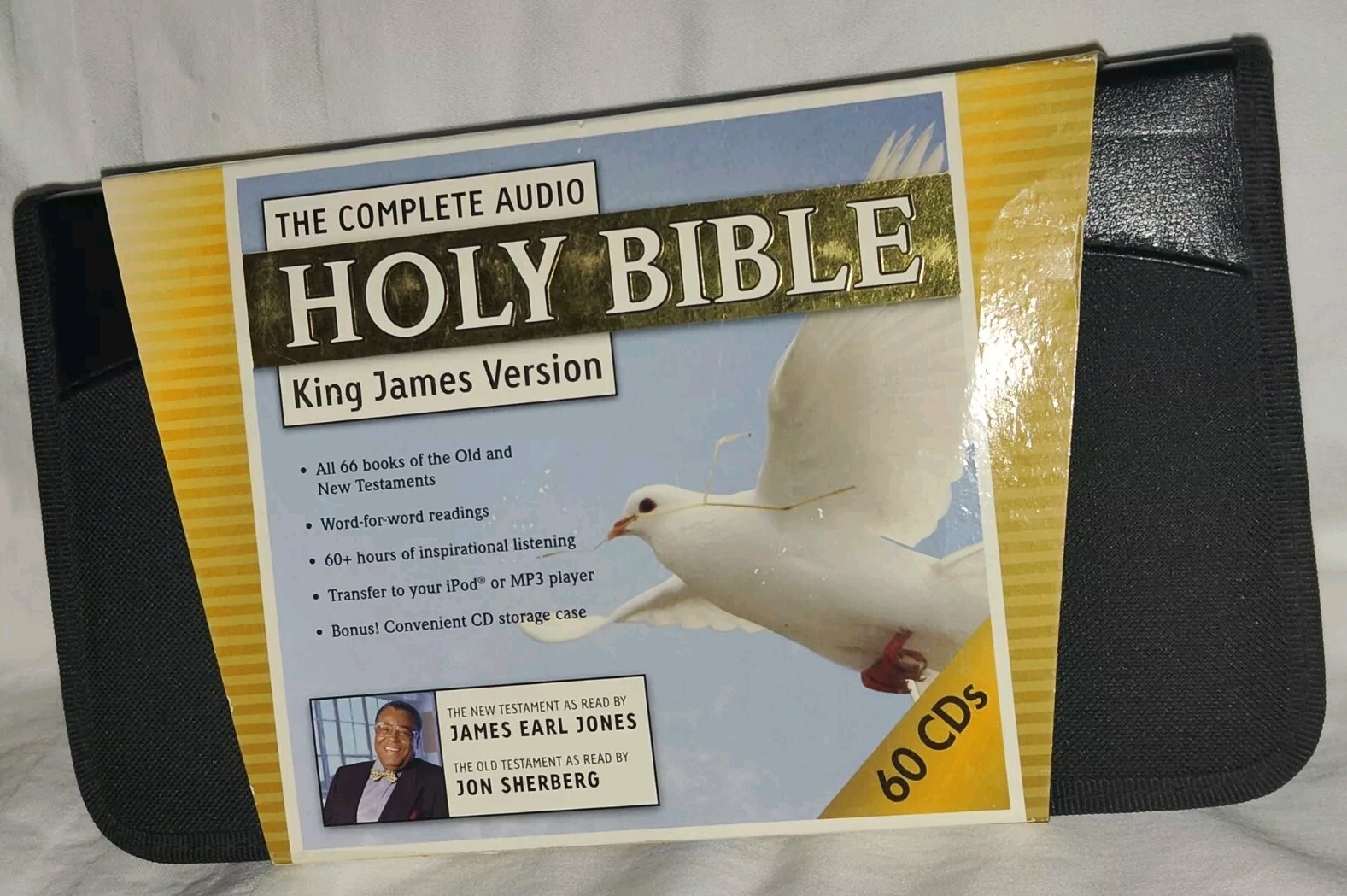COMPLETE HOLY BIBLE KING JAMES VERSION 60 AUDIO CDs & CASE OLD & NEW ...