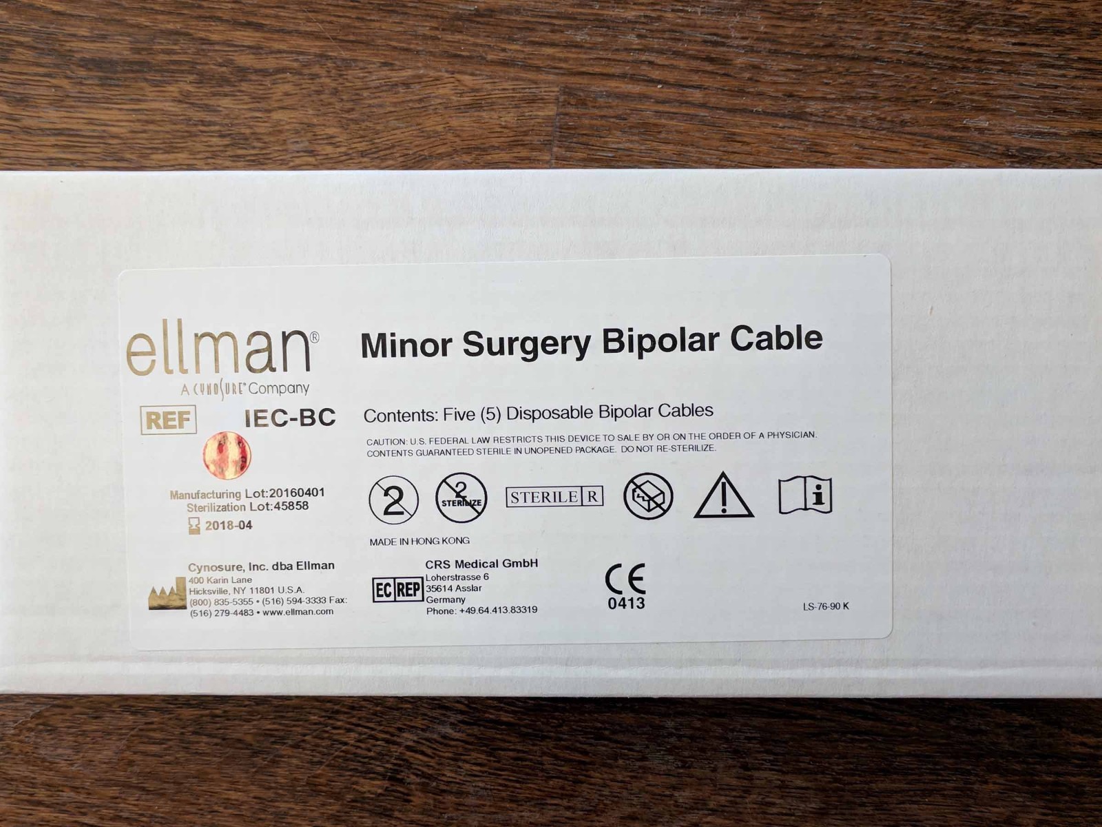 Ellman Pelleve Minor Surgery Bipolar Cables - NEW 5 Cables In Box IEC ...
