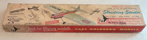 Vintage CARL GOLDBERG SHOESTRING STUNTER CONTROL LINE | eBay UK