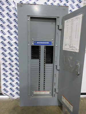 Square D NF Panelboard, 100 Amp MLO 277/480V 3PH 4W, CU BUS 42 CT -E109 ...