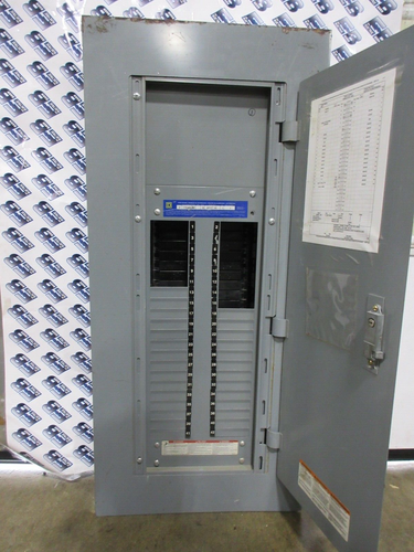 Square D NF Panelboard 100 Amp Main Lug Only 277/480V 3PH 4W CU BUS 42 ...