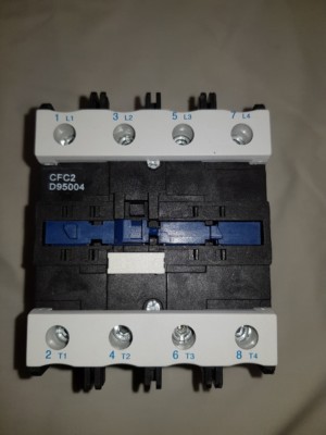 ac contactor AC3 95 amp 55kw 4pole 240 volt coil generator changeover ...