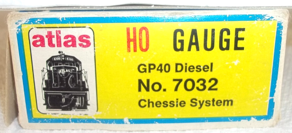 ATLAS ROCO HO 7032 GP40 C&O CHESSIE SYSTEM 4086 DETAILED RUNS WELL OYB ...
