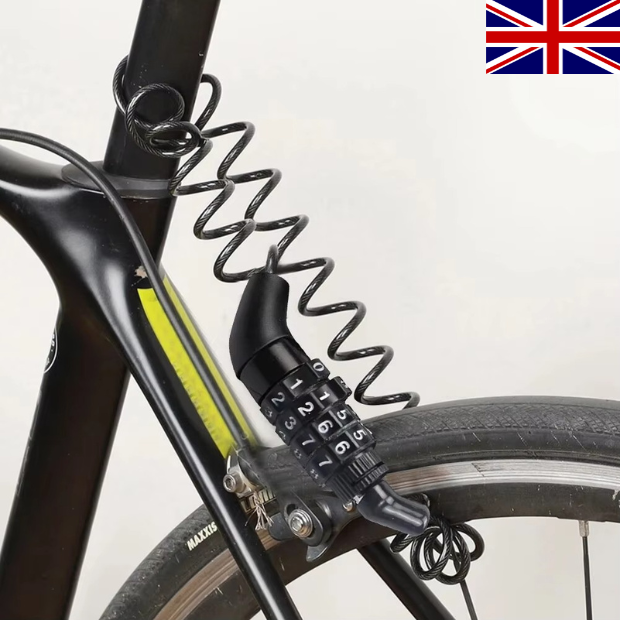 BIKE LOCK BICYCLE CYCLE COMBINATION CHAIN KEY PADLOCK NEW HEAVY DUTY ...