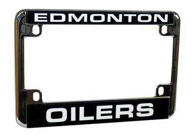 Edmonton Oilers Chrome Motorcycle, RV or Trailer License Plate Frame | eBay