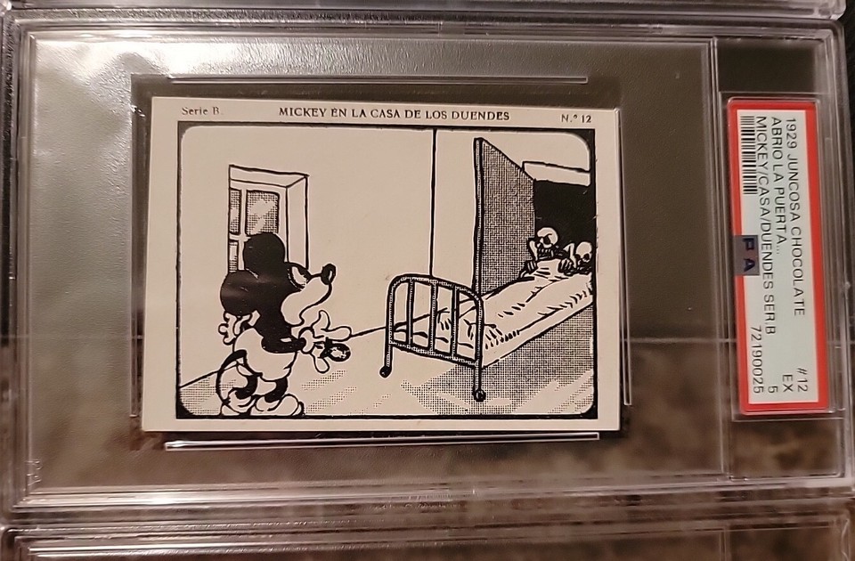 1929 Juncosa Chocolate Mickey Mouse ROOKIE PSA COMPLETE SET Non Sports ...