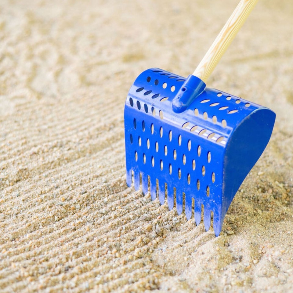 The Coop Scoop® 2-In-1 Chicken Poop Scooper & Rake – Durable Sand ...