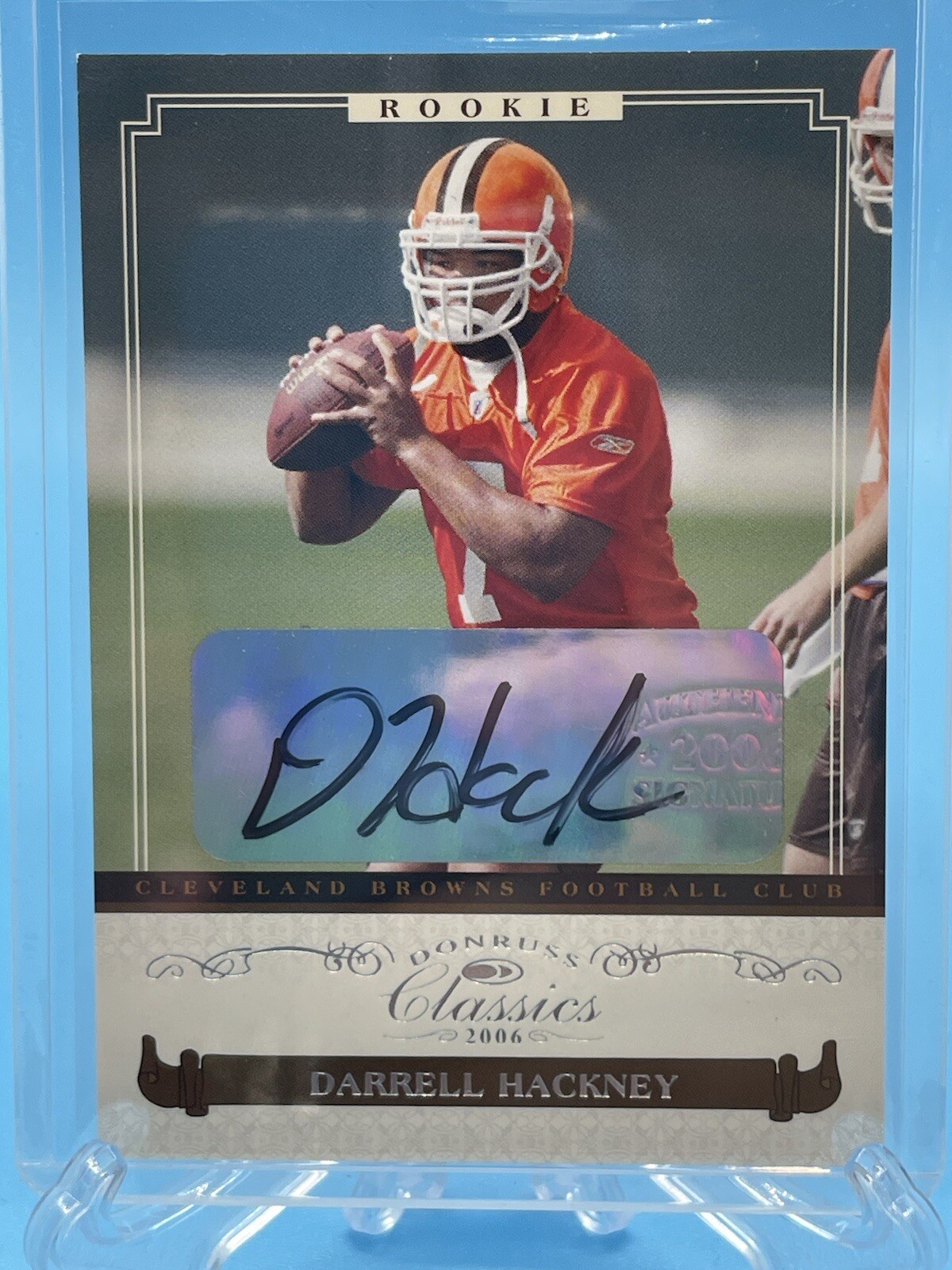 2006 Donruss Classics #206 ~ Darrell Hackney ~ RC Auto ~ Browns /999 | eBay