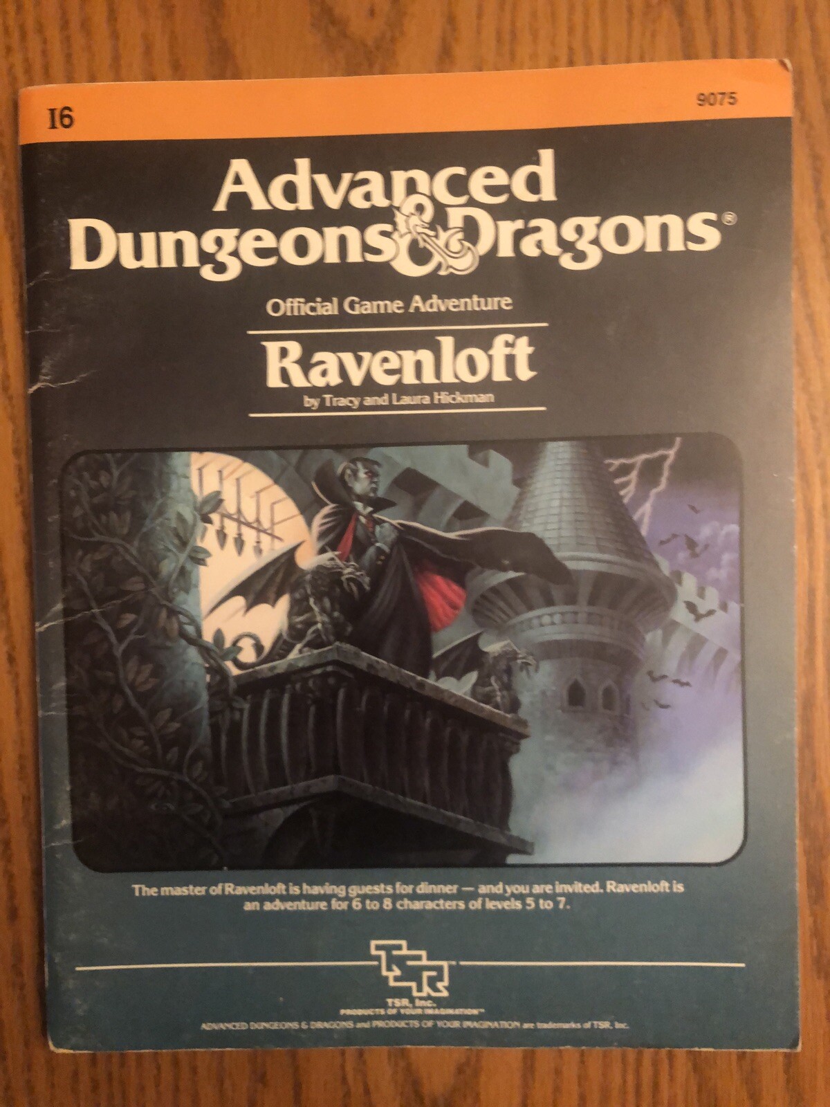 I6 RAVENLOFT 1983 Dungeons & Dragons 1st Edition Module ORIGINAL 1st ...