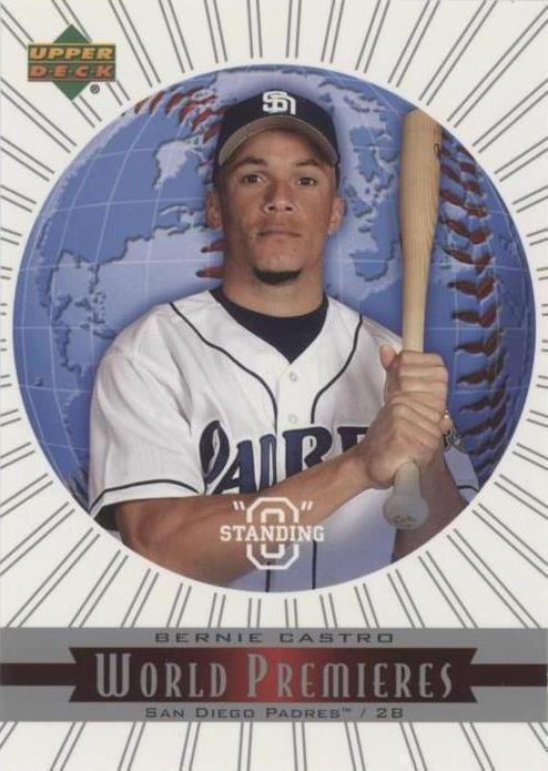 2003 Upper Deck Standing "O" - World Premieres Bernie Castro #110 (RC ...