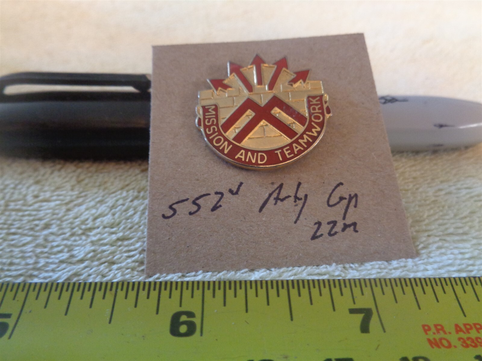 552nd Artillery Group 22M Unit Crest, DI, DUI (DRAW#51) | eBay