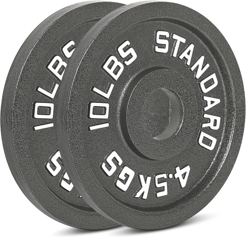 Cast Iron Olympic Weight Plates – Free Weights with 2-Inch Hole & Anti ...
