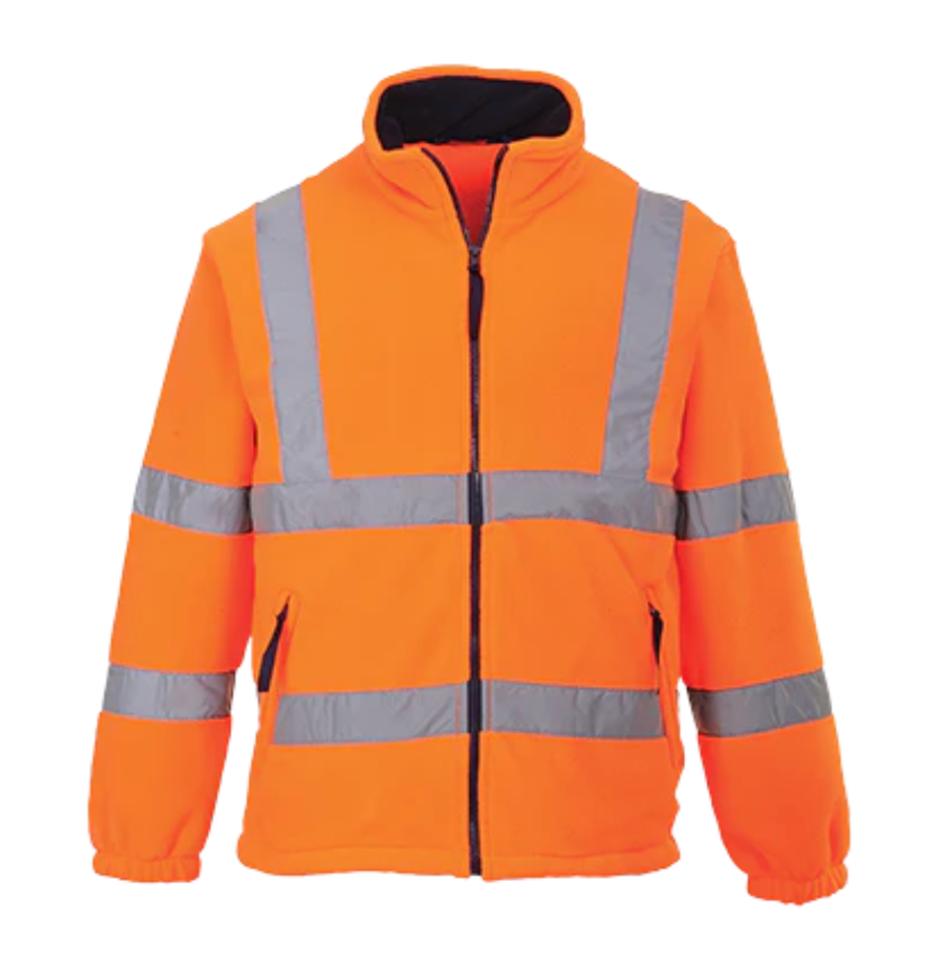 Hi-Vis Safety Bomber Reflective Jacket Work High Visibility Hoodie Coat ...