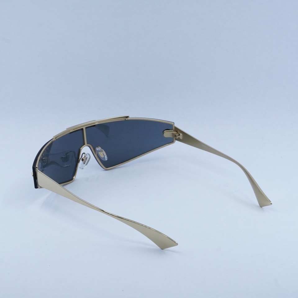VERSACE VE2265 100287 Gold/Dark Grey/Mirror Gold 44-144-120 Sunglasses ...