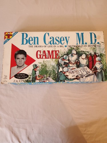 1961 Transogram Ben Casey, MD Board Game ~ | eBay