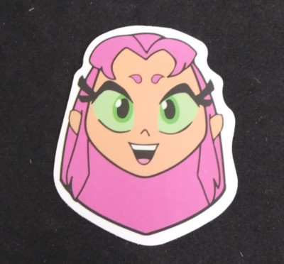 Teen Titans Go! Starfire Happy Smiling Face Sticker 2.25" x 2" | eBay