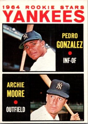 1964 Topps NEW YORK YANKEES Rookies HIGH NUMBER #581 EX/MT Condition | eBay