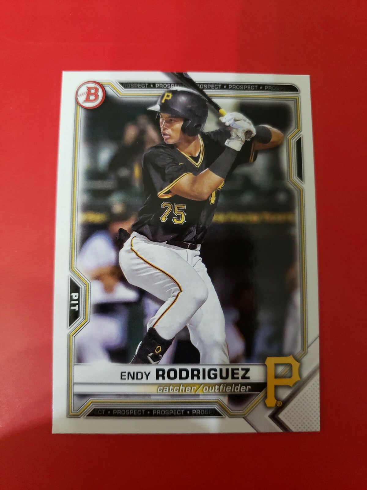Endy Rodriguez 2021 Bowman Draft BD-168 , paper base , Pittsburgh ...