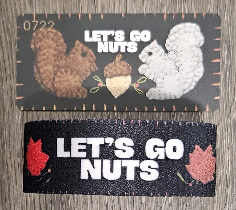 ZOX "LET'S GO NUTS" #722 BLOG Squirrel FALL Vintage COLLECTIBLE Wristband | eBay