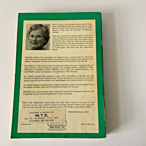 Grieving : A Handbook for Those Who Care by Ruth Bright (1986, Trade ...