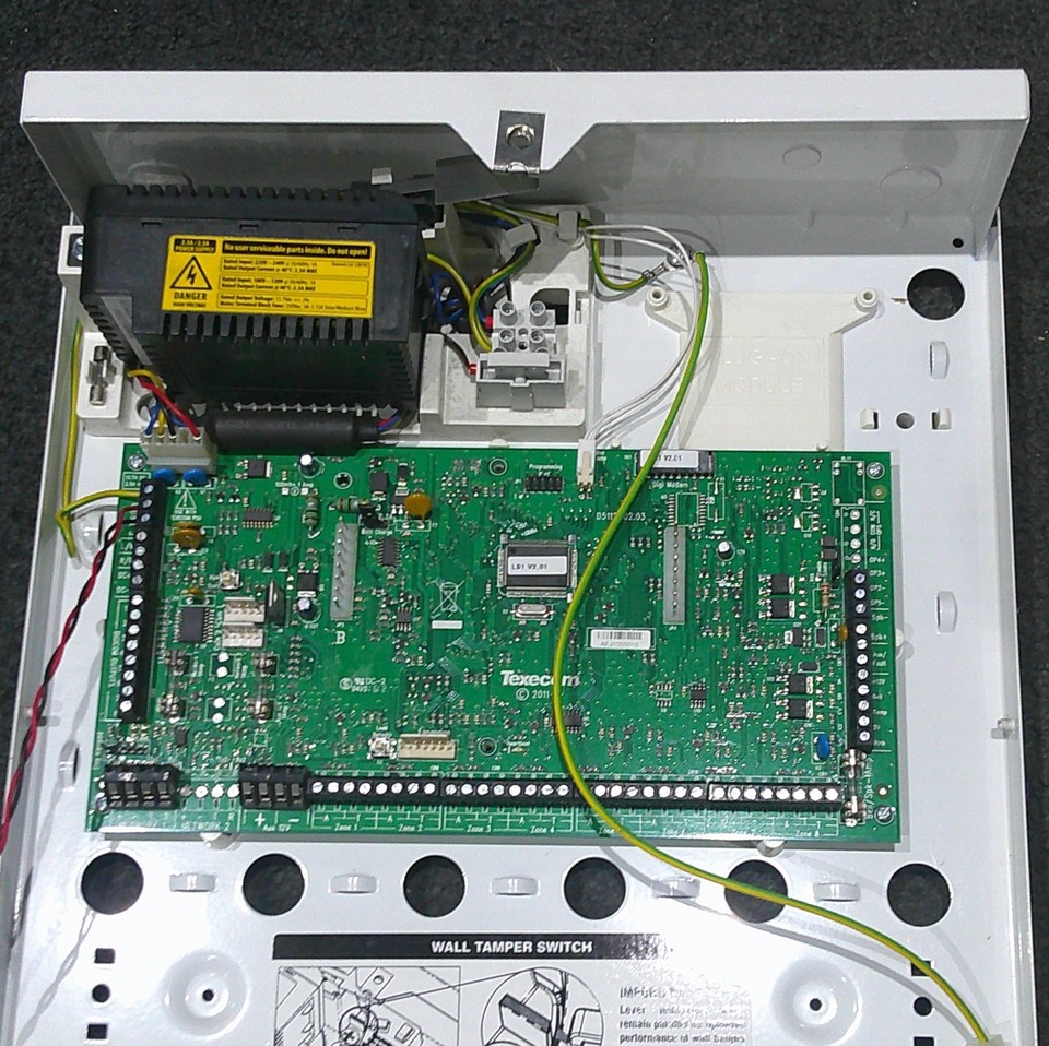 Texecom Premier Elite 48 Metal Boxed Alarm Control Panel v6.06.03 NO ...
