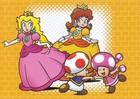 Super Mario Prinzessin Peach, Daisy und Toad Line Drawing Sammelkarte ...