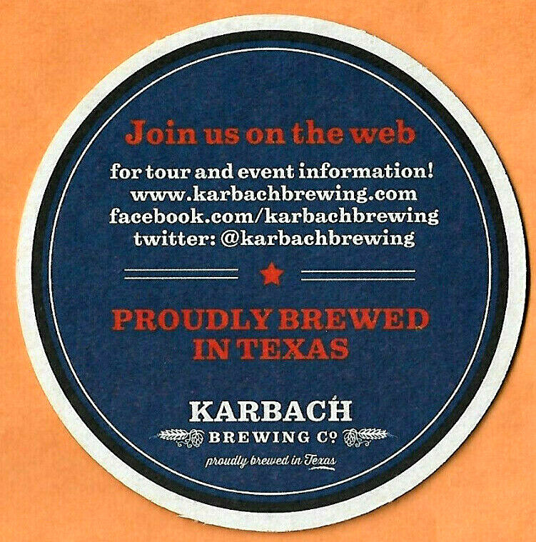 Rodeo Clown Double IPA Karbach Brewing Co Beer Coaster Houston Tx | eBay